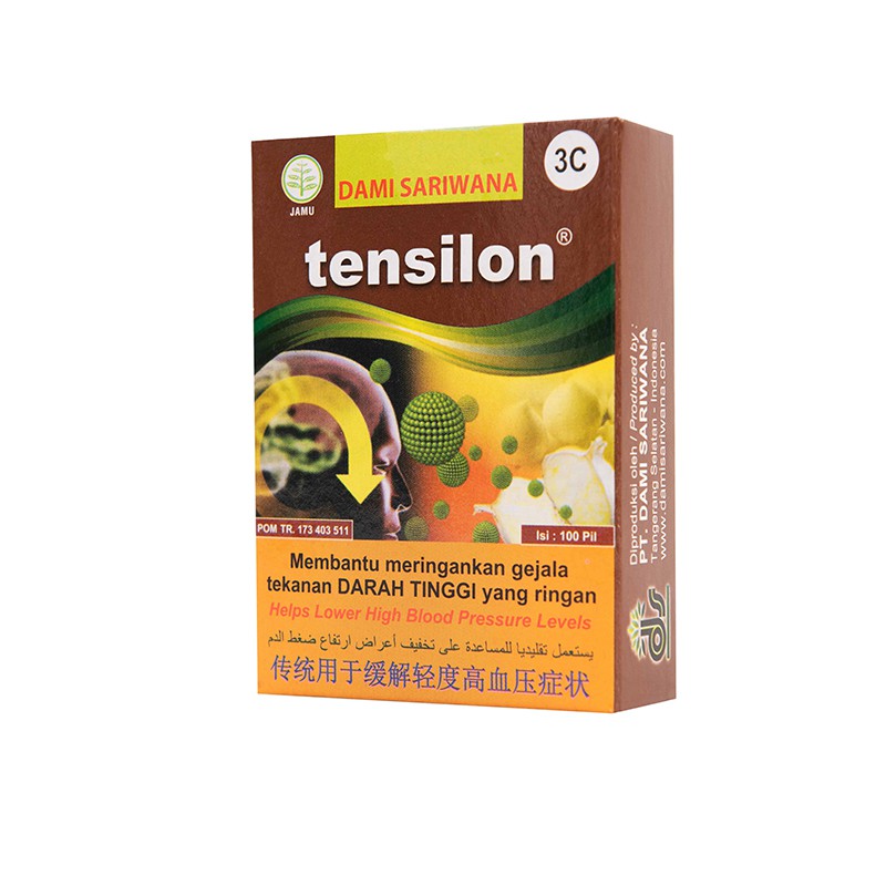 Jual Tensilon 100 Pil - Dami Sariwana - Mengurangi darah tinggi ...
