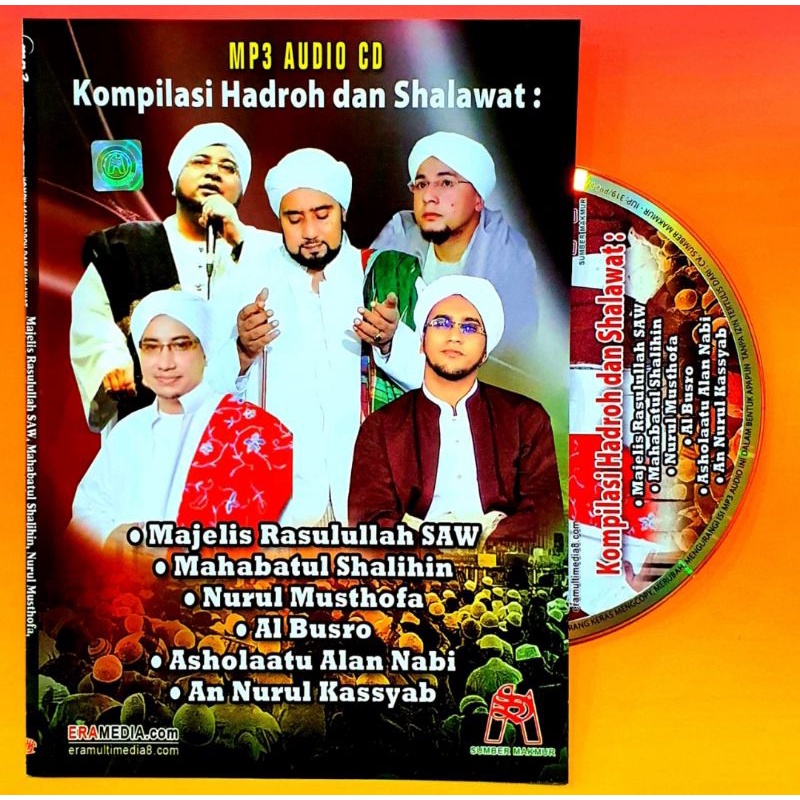Jual KASET MP3 AUDIO CD KOMPILASI HADROH DAN SHALAWAT TERBARU - KASET CD MP3 ORIGINAL LAGU ...