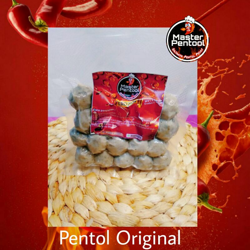 Jual Pentol Original/Bakso/Frozen Food/Kuah Mercon Pedas/Master Pentool ...