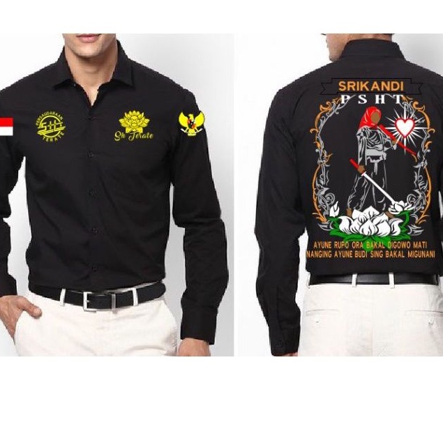 Jual Hem psht panjang.kemeja PSHT Bordir.baju psht | Shopee Indonesia