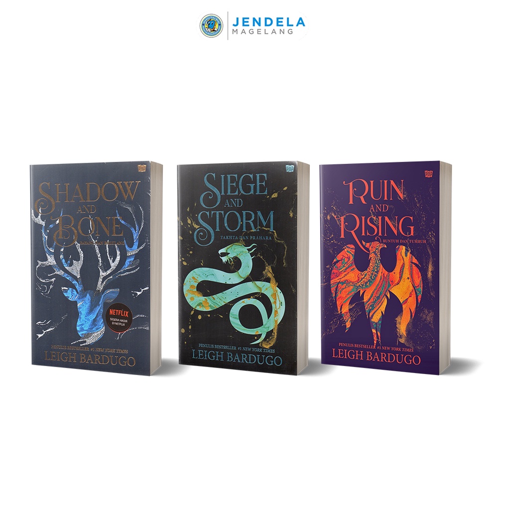 Jual Seri Novel The Grisha Trilogy Shadow and Bone Siege and Storm Ruin and Raising | Shopee ...
