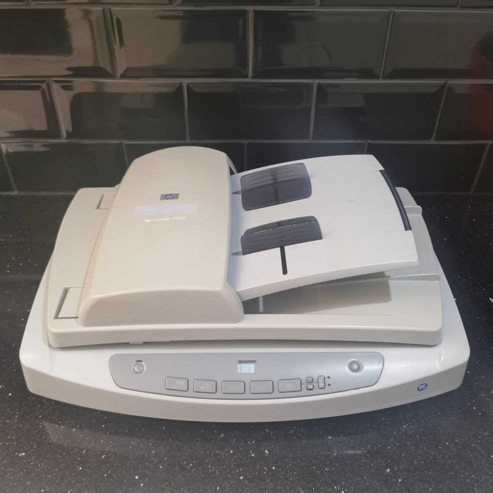 Jual Scanner Folio HP Scanjet 5590 Ada ADF Untuk Scan Folio F4 Melalui ...