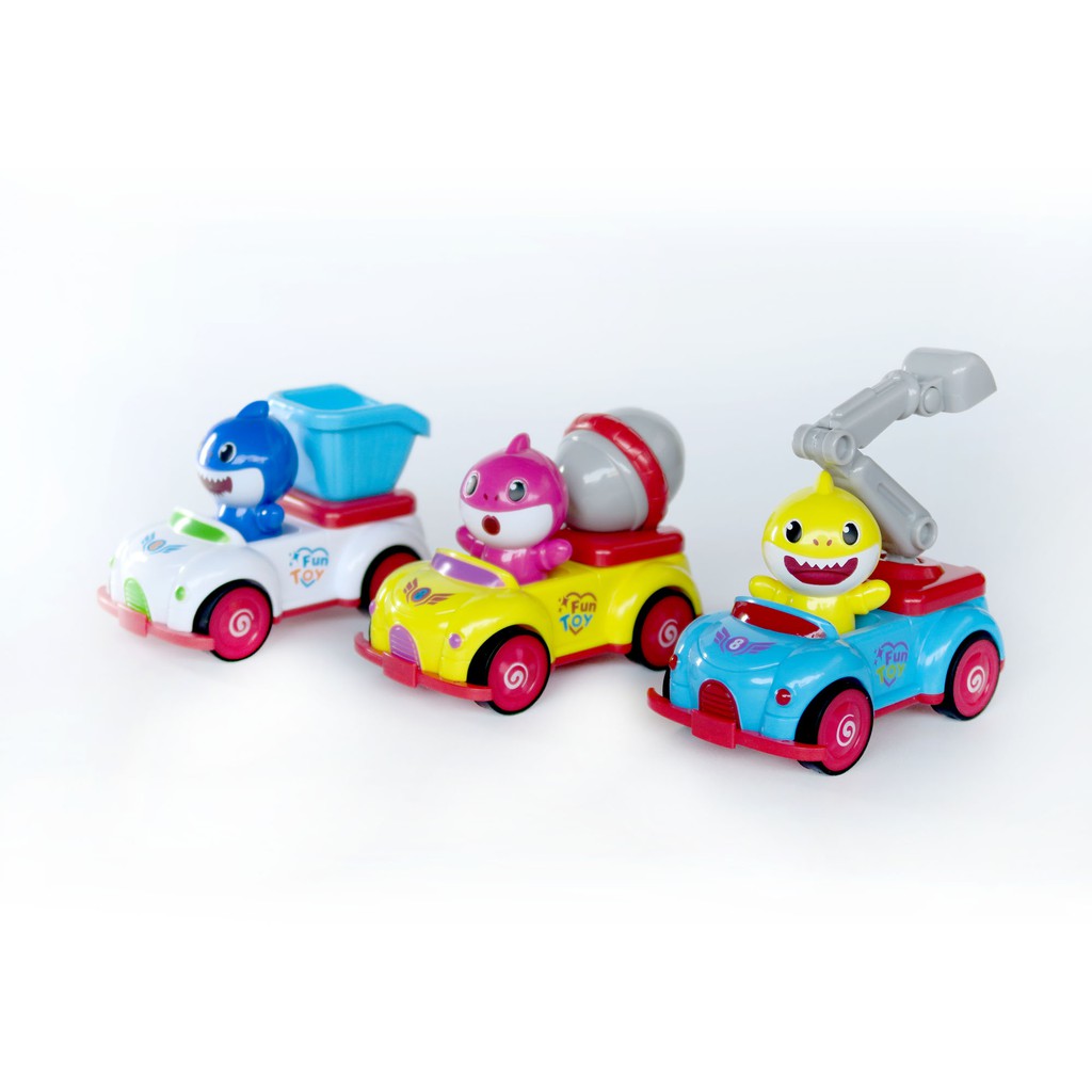 Jual Mobil Truk Konstruksi Baby Shark Excavator Beko Mainan Edukasi ...