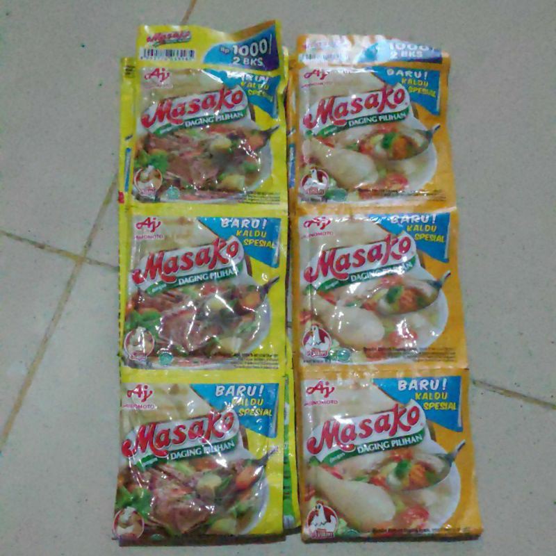 Jual Masako Ayam Sapi RENCENG 12 pcs | Shopee Indonesia