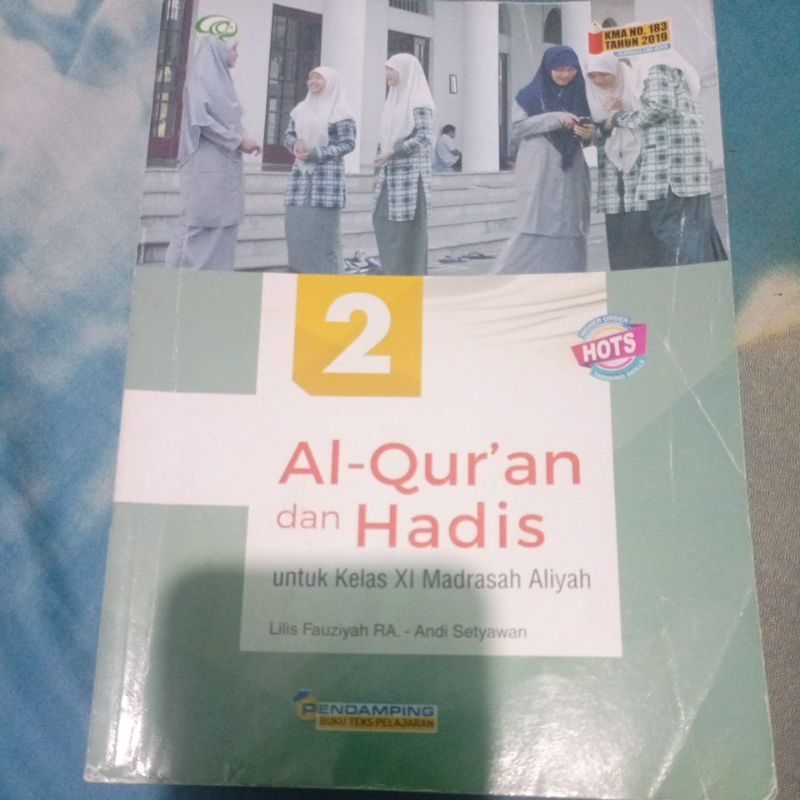 Jual BUKU BEKAS AL QURAN HADIS KELAS 2 11 SMA AQILA | Shopee Indonesia