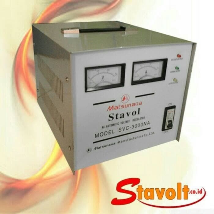 Jual Stavolt Stabilizer Voltage 3000VA SVC-3000N MATSUNAGA / Stavol ...