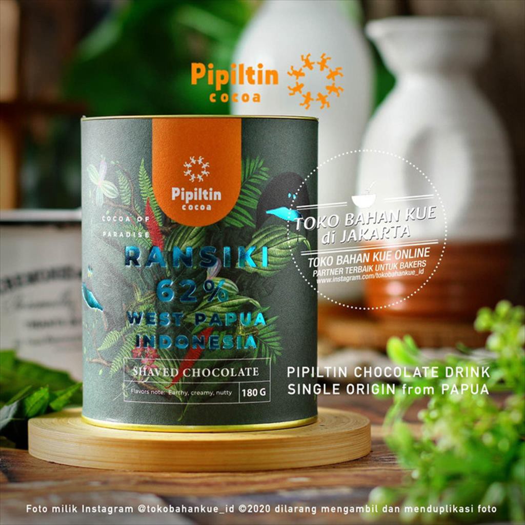 Jual Pipiltin Chocolate Drink RANSIKI Papua 62% 180gr Minuman Coklat ...