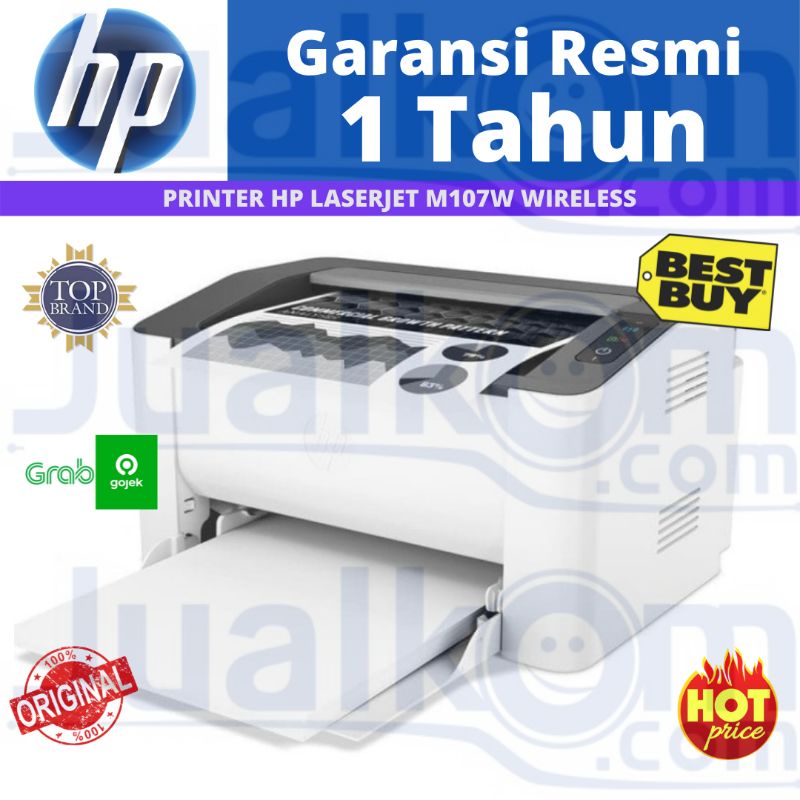 Jual HP PRINTER LASERJET WIRELESS M107W Resmi | Shopee Indonesia