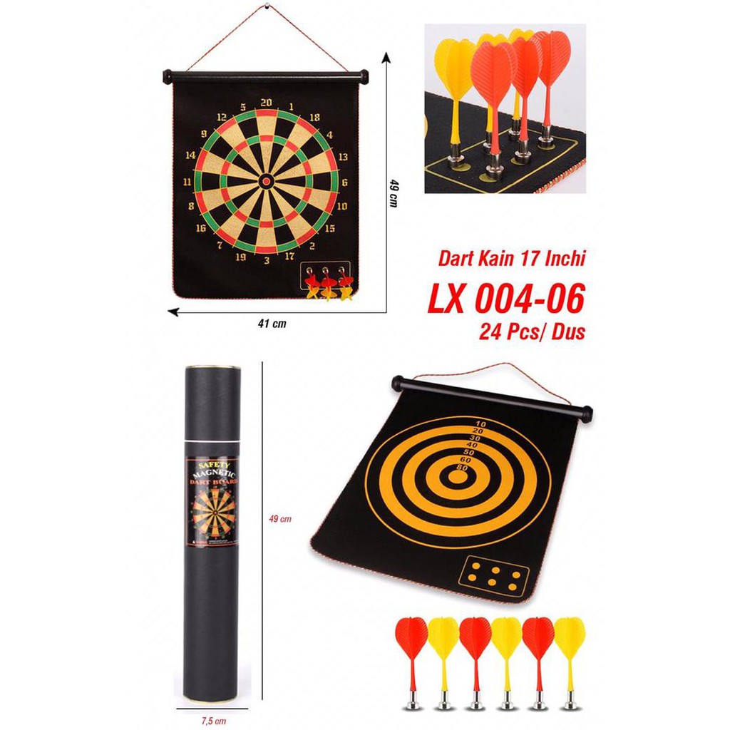 Jual DART BOARD GAME/PERMAINAN DART BORD MAGNET BONUS PANAHAN DAN TEMPAT PALING MURAH | Shopee ...