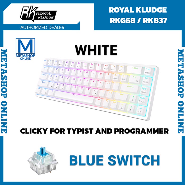 Jual ROYAL KLUDGE RKG68 RK837 65% MECHANICAL KEYBOARD GAMING RGB ...