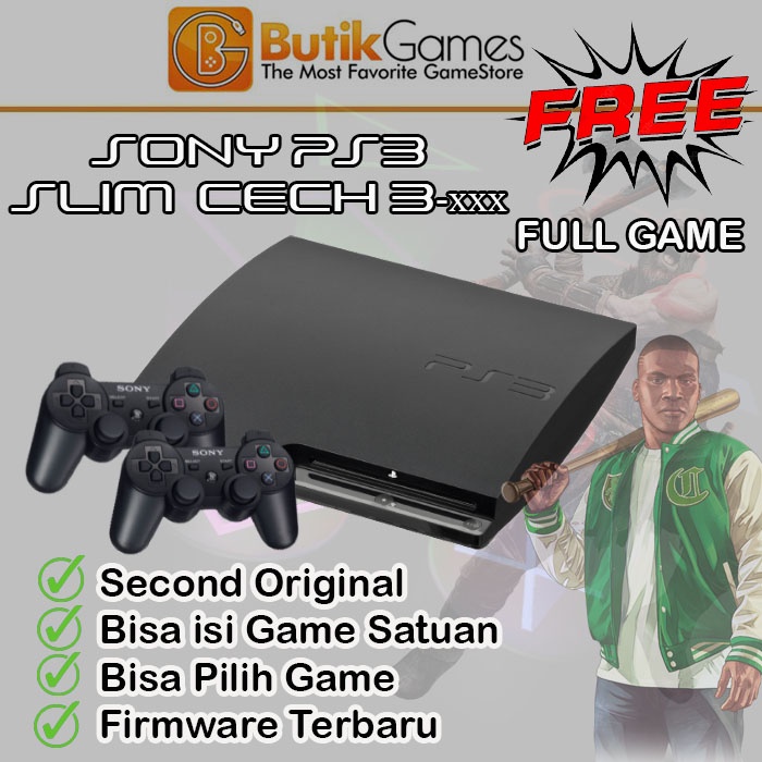 Jual Sony PS3 Slim Seri 3000 CFW OFW HFW 160GB 500GB Full Game | Shopee Indonesia