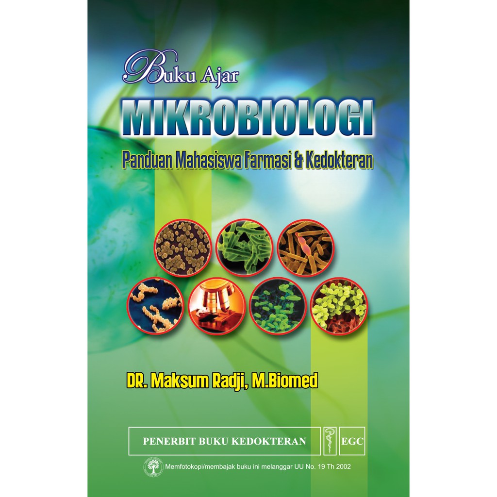 Jual Buku Ajar Mikrobiologi untuk Mahasiswa Farmasi dan Kedokteran EGC ORIGINAL | Shopee Indonesia