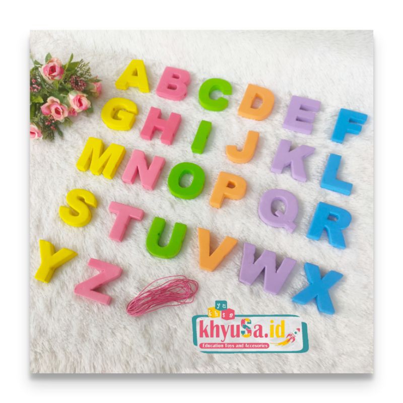 Jual Meronce Alfabet / Mengenal Huruf / Montessori | Shopee Indonesia