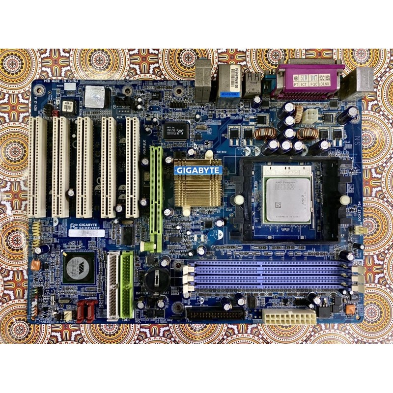Jual Motherboard AMD Gigabyte GA-K8VT800 Socket 754 DDR1 + Processor ...
