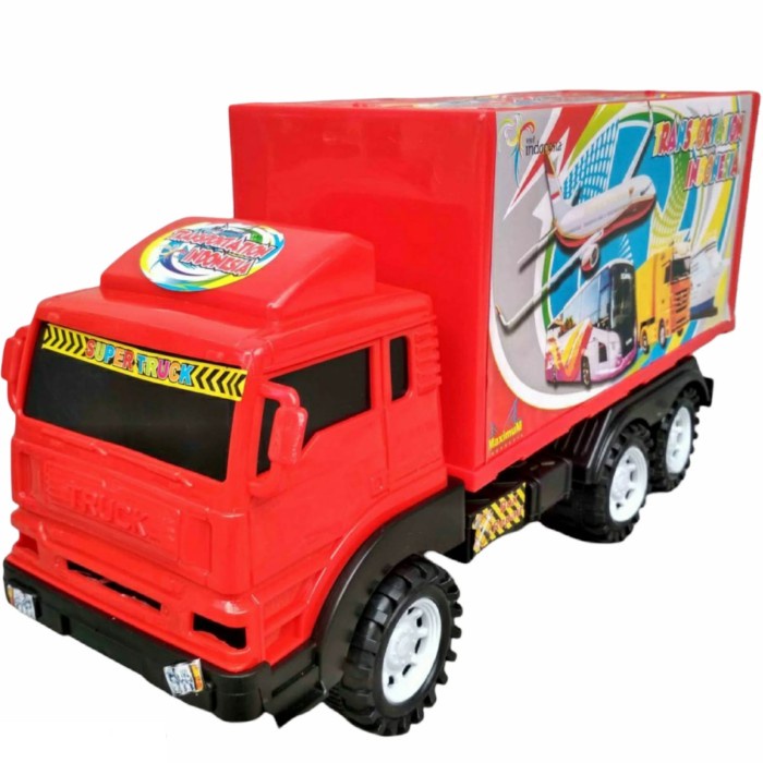 Jual Mobil Truk Box Angkut Barang Plastik Besar Mainan Anak | Shopee ...