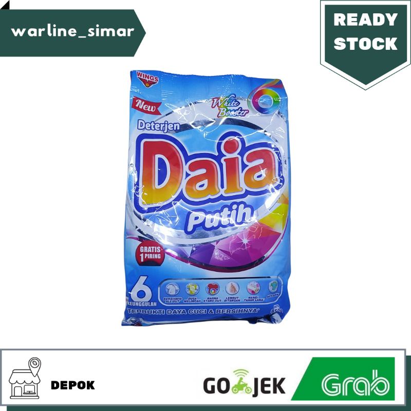 Jual Daia Detergen Detergen Detergent Bubuk 850gr Sabun Cuci Baju Murah ...