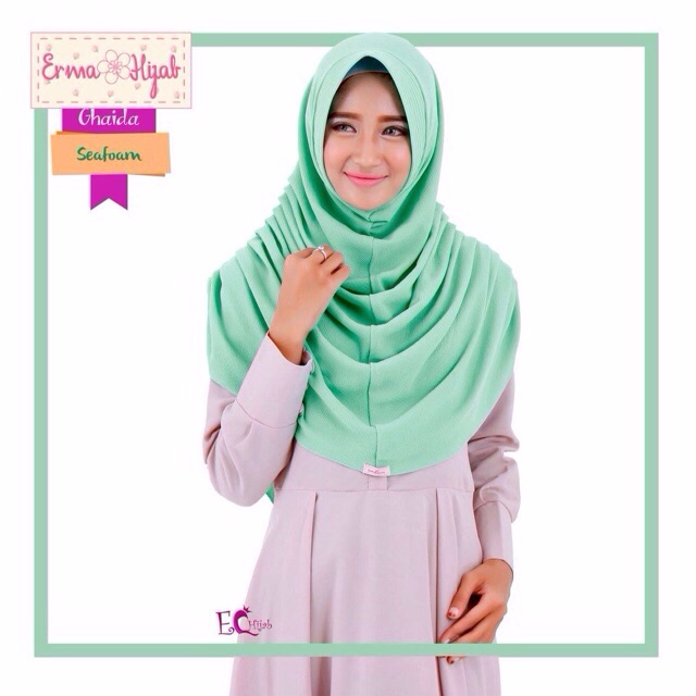 Jual Jilbab ghaida by erma hijab | Shopee Indonesia