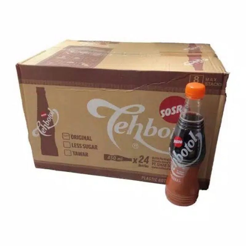 Jual Teh botol sosro 450ml ( 1 dus isi 12 botol) | Shopee Indonesia