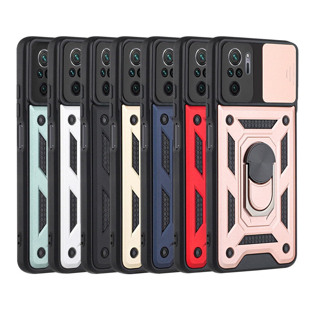 Jual Xiaomi Redmi Note 10 Note 10s Case ARMOR SLIDE PROTECTION Case ...