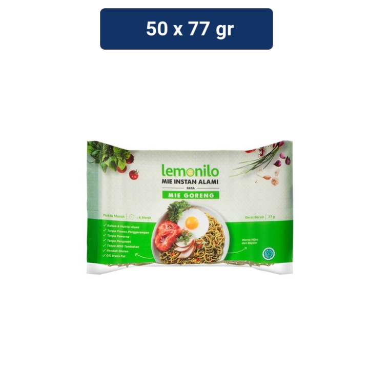 Jual Mie Goreng Lemonilo 50 x 77 gr | Shopee Indonesia