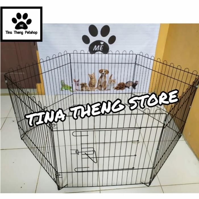 Jual Pagar Anjing Kucing Kura Kelinci " PAGAR 6 SISI PLUS PINTU 60x60cm ...
