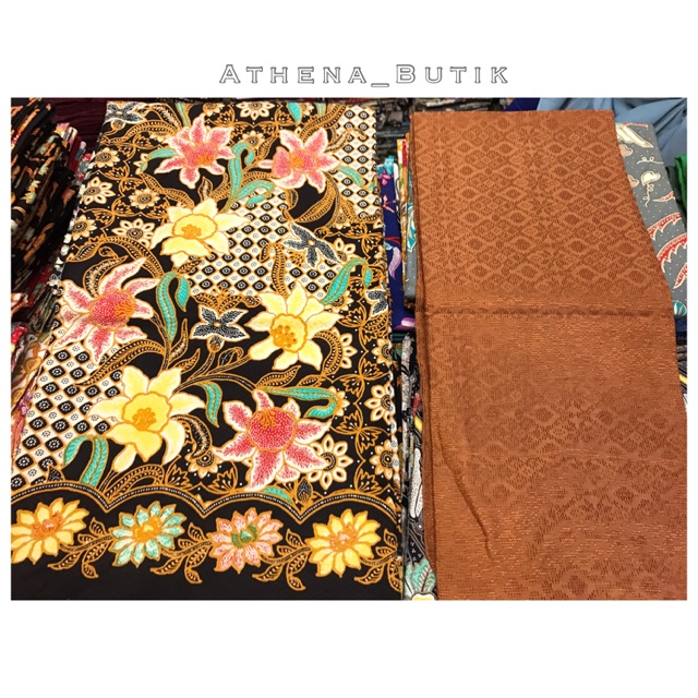 Jual Batik Dolbi Dolby Dobby Doby Dobi Kain Seragam Sogan Gold Emas ...