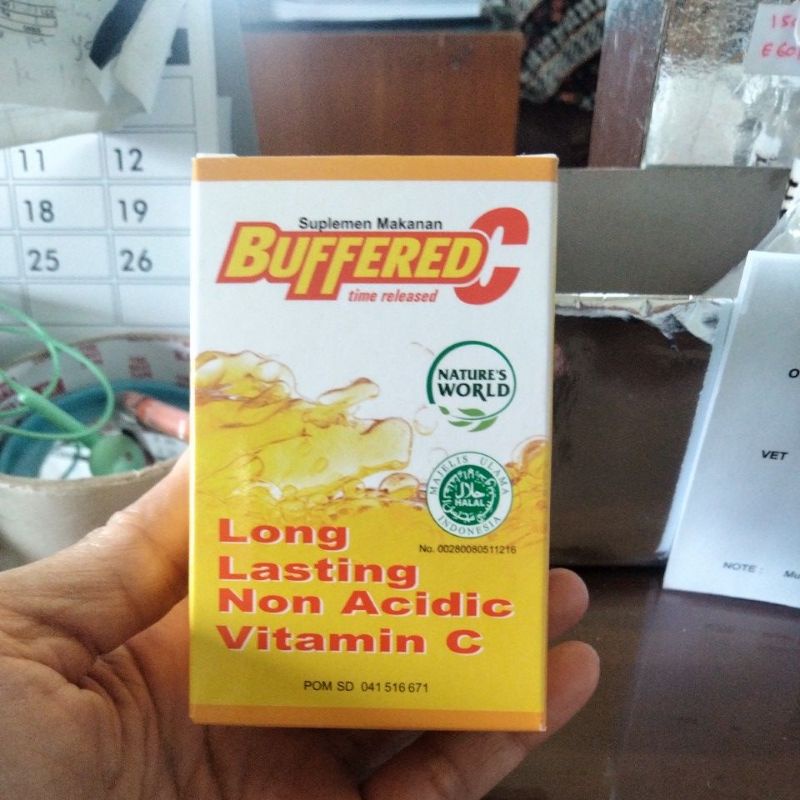Jual Buffered C Suplemen Makanan ( Long Lasting Non Acidic Vitamin C ...