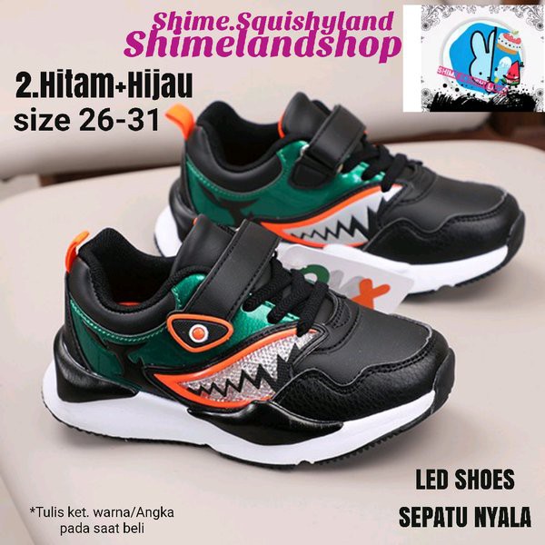 Jual LARIS - Sepatu Sport Nyala LED Kado Ulang Tahun Hadiah Anak Laki ...