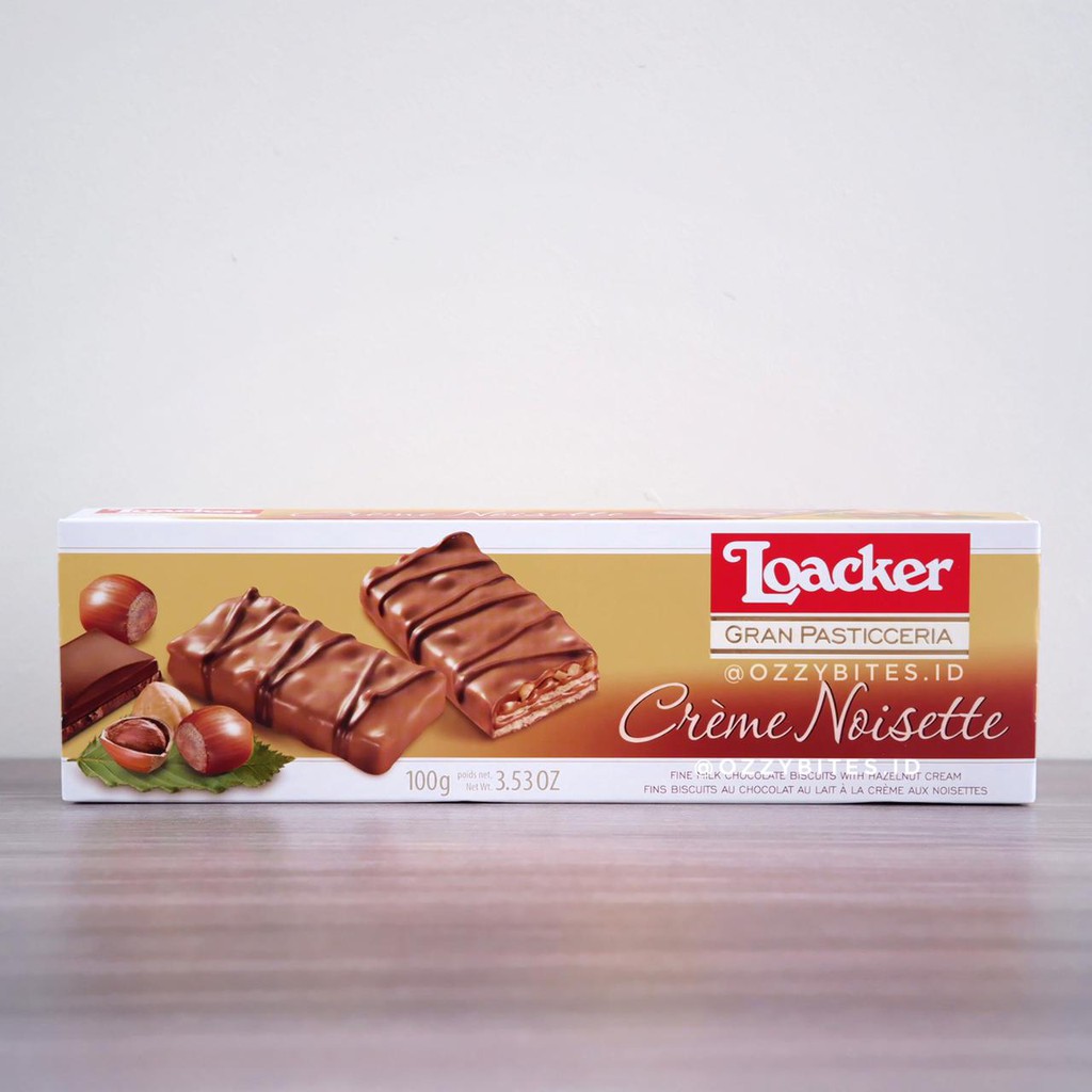 Jual Loacker Wafers Pasticceria Noisette 100g | Shopee Indonesia