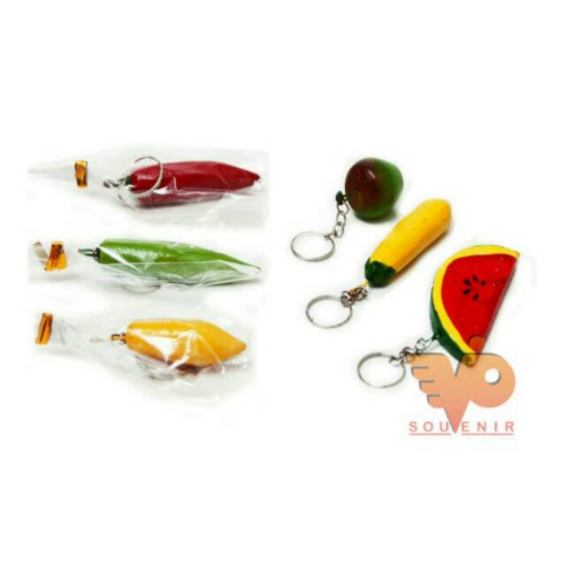 Jual Souvenir pernikahan gantungan kunci buah kayu | Shopee Indonesia