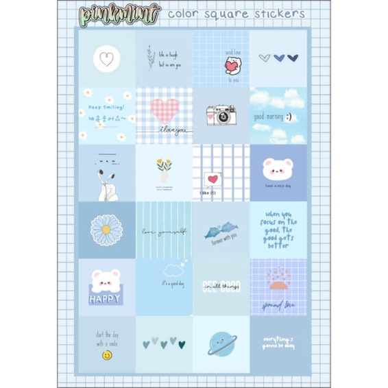 Jual STICKER KOTAK TEMA WARNA | Shopee Indonesia