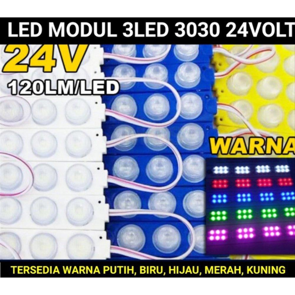 Jual lampu led 3 mata 24 volt led 24 volt 3 mata led truck led bus led ...