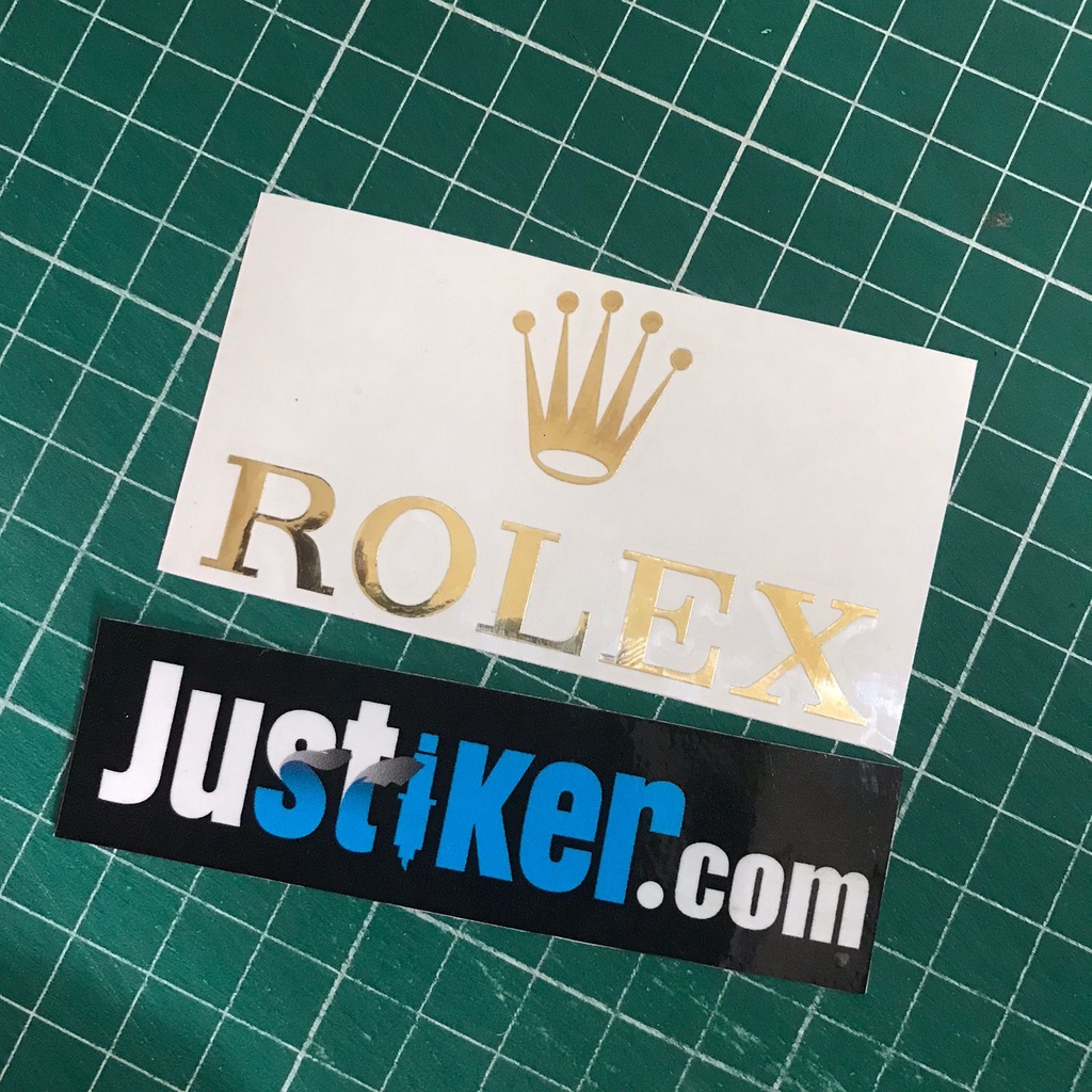 Jual Rolex Logo Sticker Gold Chrome | Shopee Indonesia