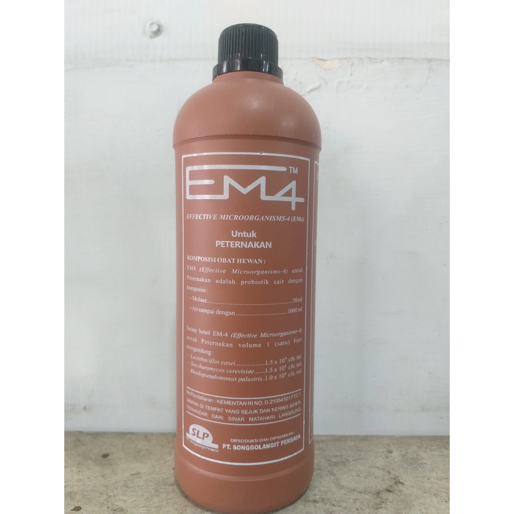 Jual EM4 Coklat Untuk Peternakan kemasan 1 Liter | Shopee Indonesia