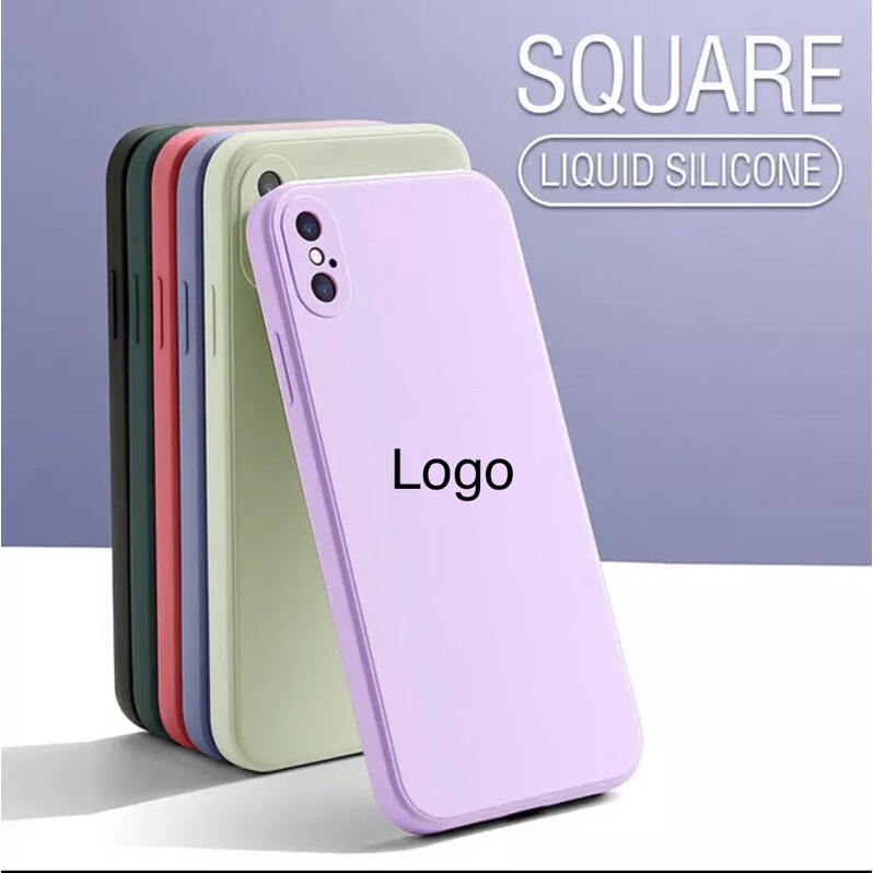 Jual Casing Square Edge Frosted Case IP 7 8 Plus XR XS MAX | Shopee ...