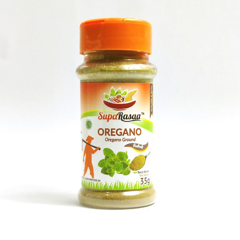 Jual Bumbu Dapur Oregano Bubuk SupaRasaa dengan Kemasan Botol 35Gr ...