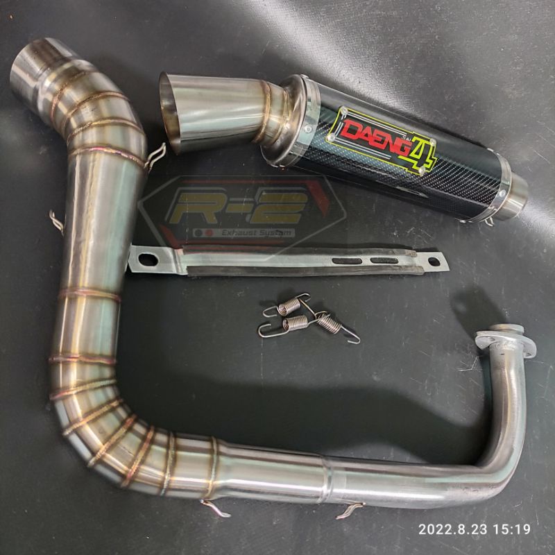 Jual Knalpot Daeng karbon inlet 50 dan 38 mio sporty/mio j/mio m3/aerox ...