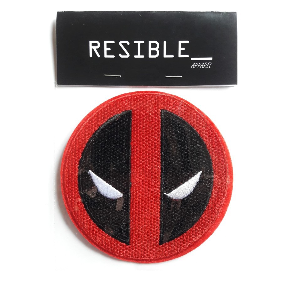 Jual Deadpool head mask logo IRON ON patch emblem bordir badge | Shopee ...