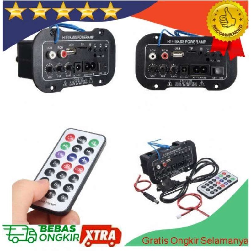 Jual DIY PCB Sound Speaker Amplifier Board Audio Bluetooth USB FM Radio Player Subwoofer Rakitan ...