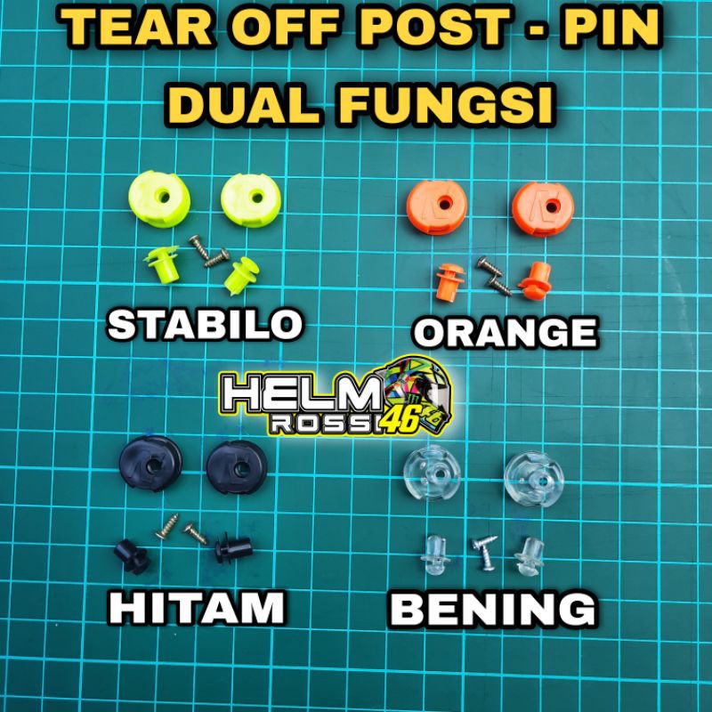 Jual Tear Off Post Dual Top Dual Fungsi Universal Untuk Semua Pinlock ...