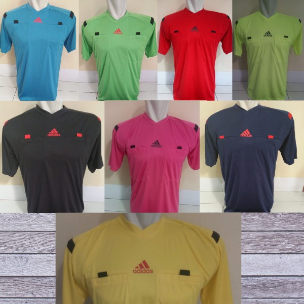 Jual Baju Wasit Adidas/Baju Referee Adidas/Pilih Warna & Size | Shopee ...