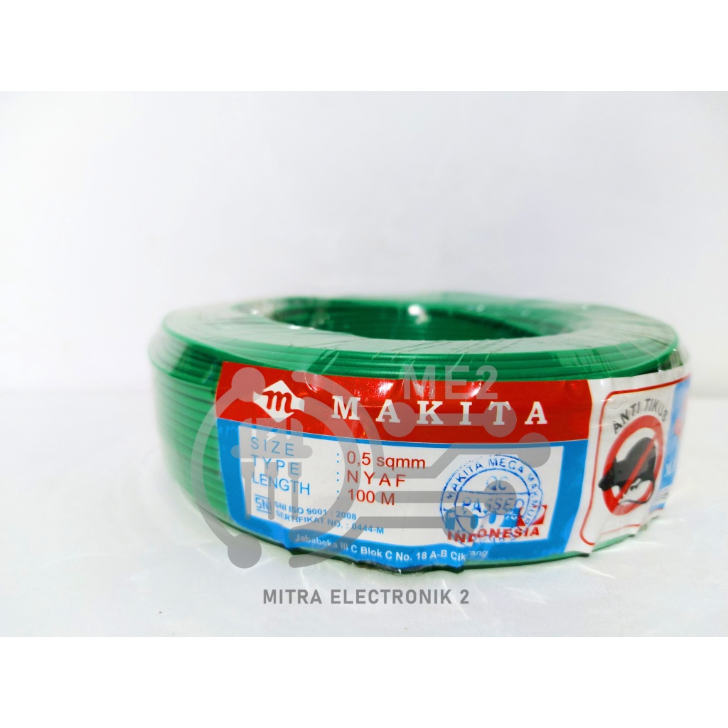 Jual Makita Federal Kabel Serabut Awg Tembaga ukuran 1x0,5mm | Shopee Indonesia