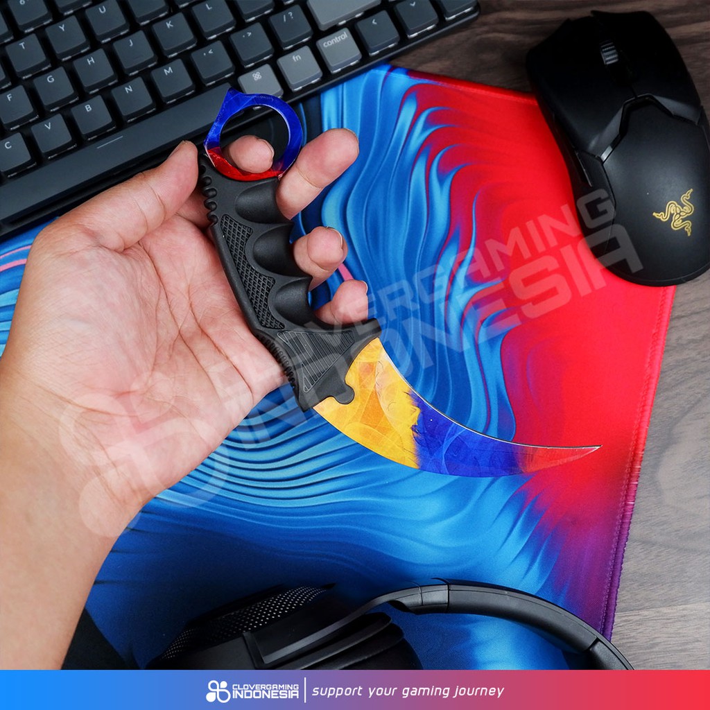 Jual Karambit Knife Marble Fade || CSGO Counter Strike Knife Pisau Case ...