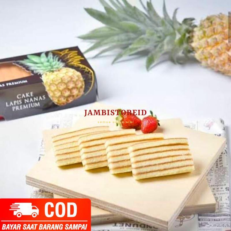 Jual (JAMBISTOREID) PILIH PENGIRIMAN INSTAN Cake Lapis Nanas Saimen ...