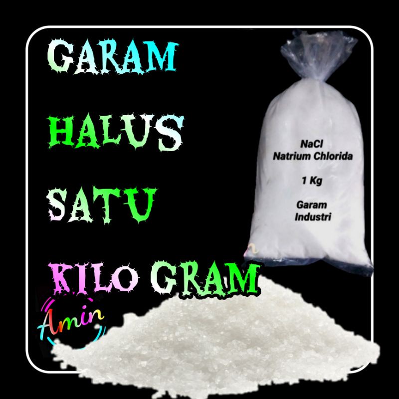 Jual Garam Halus Industri 1 Kg Pengental Sabun Liquid | Shopee Indonesia
