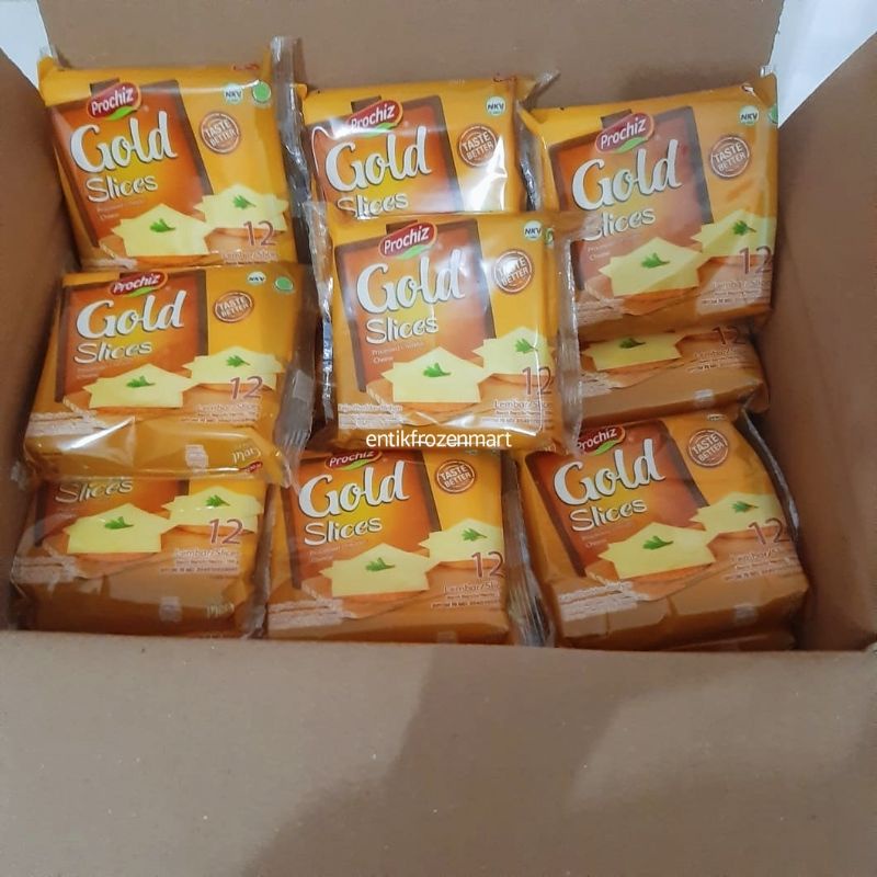 Jual Keju Prochiz / Prociz Gold Slices (12 pcs) | Shopee Indonesia