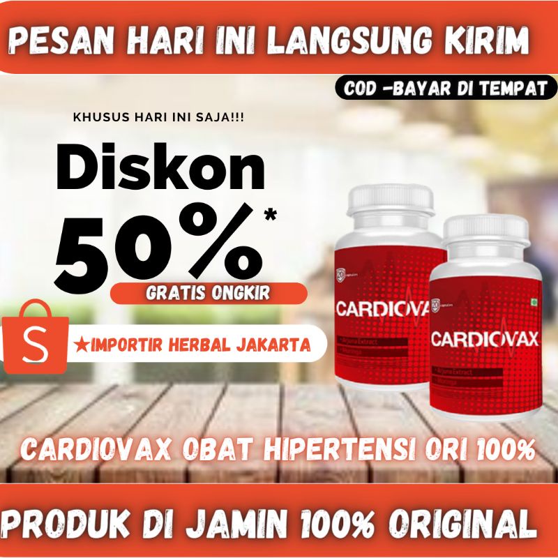 Jual cardiovax asli obat hipertensi original | Shopee Indonesia