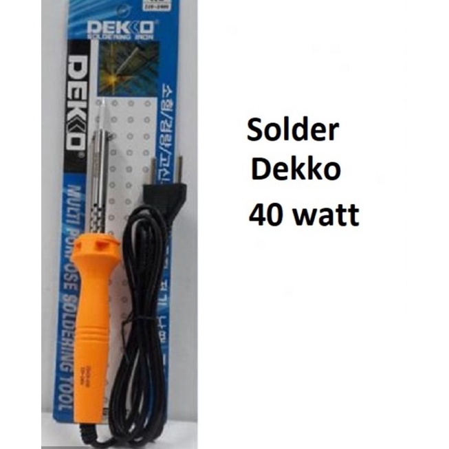 Jual Solder Dekko 40 watt Solder Listrik | Shopee Indonesia