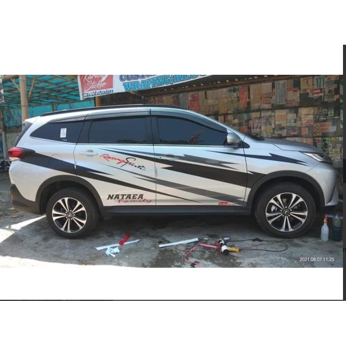 Jual Stiker Striping Mobil Racing Sport Stiker Mobil Terios Rush ...