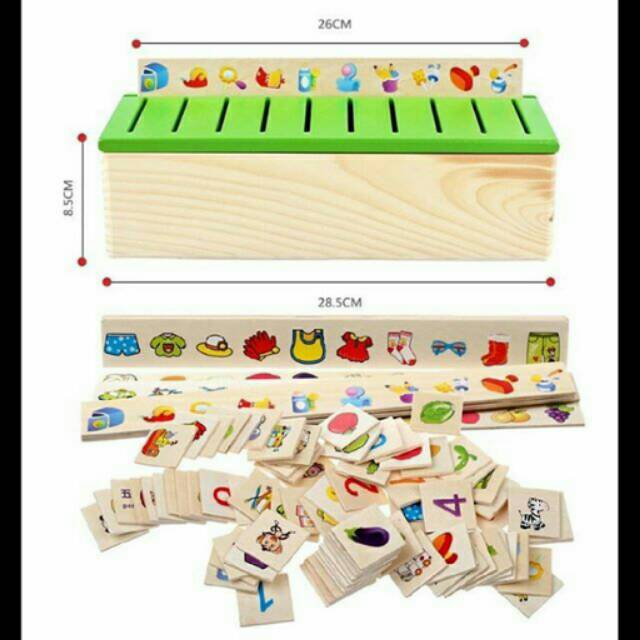 Jual Mainan kayu edukatif import anak - Knowledge Classification ...